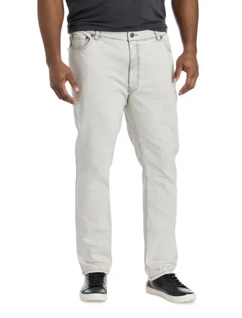 TRUE NATION BY DXL Big & Tall Tapered-fit Jeans - Tinted Grey