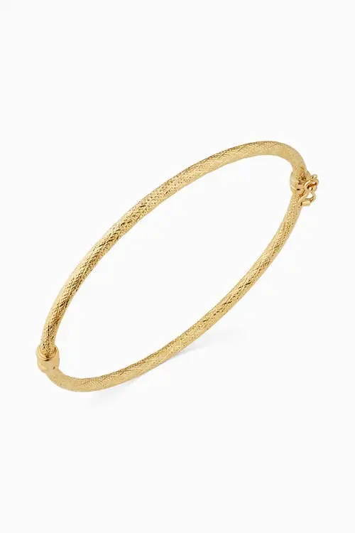 ORADINA 18k Prestige Bangle - Yellow Gold