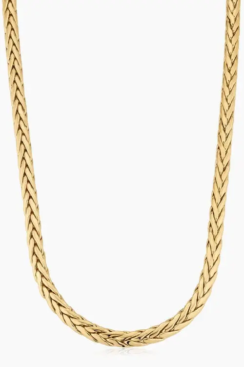 ORADINA 14k Royal Palms Necklace - Yellow Gold