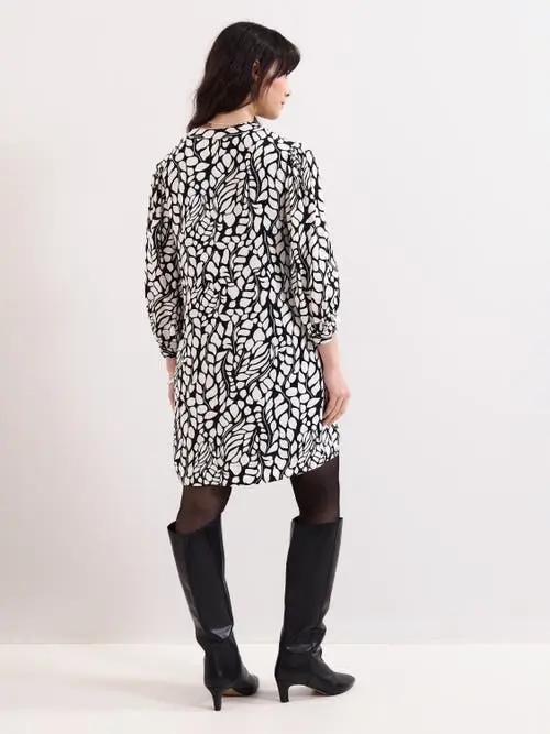 PHASE EIGHT Printed Mini Tunic Dress