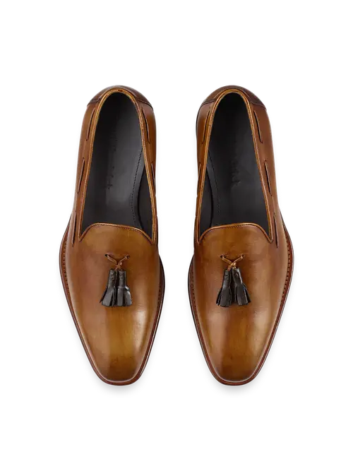 PAUL FREDRICK Ethan Tassel Loafer