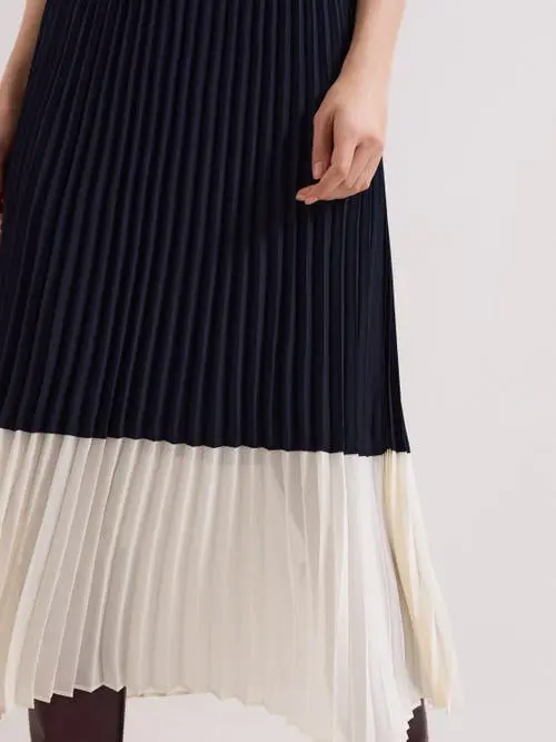 PHASE EIGHT Eleanor Pleated Midi Skirt