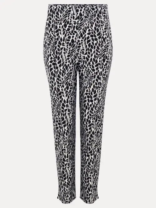 PHASE EIGHT Printed Cropped Trousers