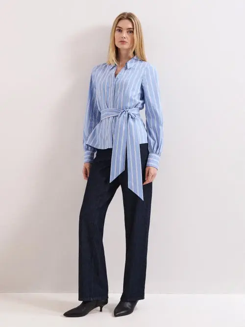 PHASE EIGHT Collared Belted Shirt
