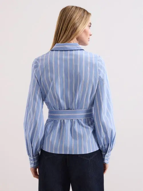 PHASE EIGHT Collared Belted Shirt