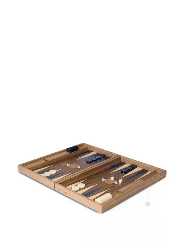THE CONRAN SHOP Milos Wood Backgammon Set