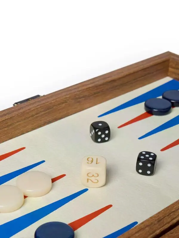 THE CONRAN SHOP Milos Wood Backgammon Set