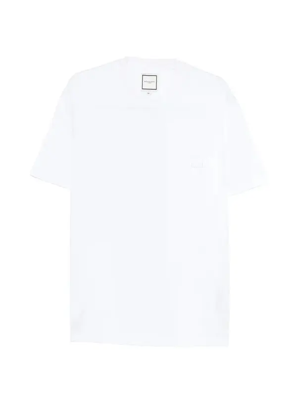 WOOYOUNGMI Tonal-logo T-shirt - White