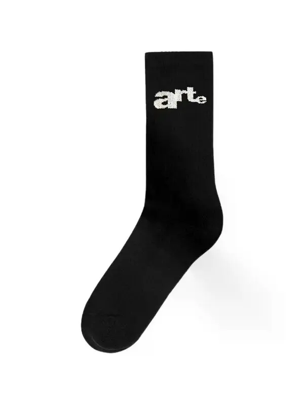 ARTE ANTWERP Logo Socks - Black