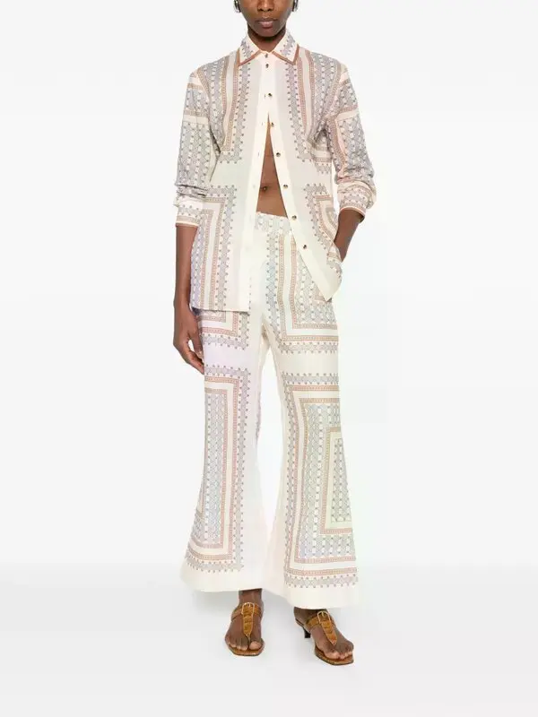Zimmermann Patterned Shirt - Neutrals