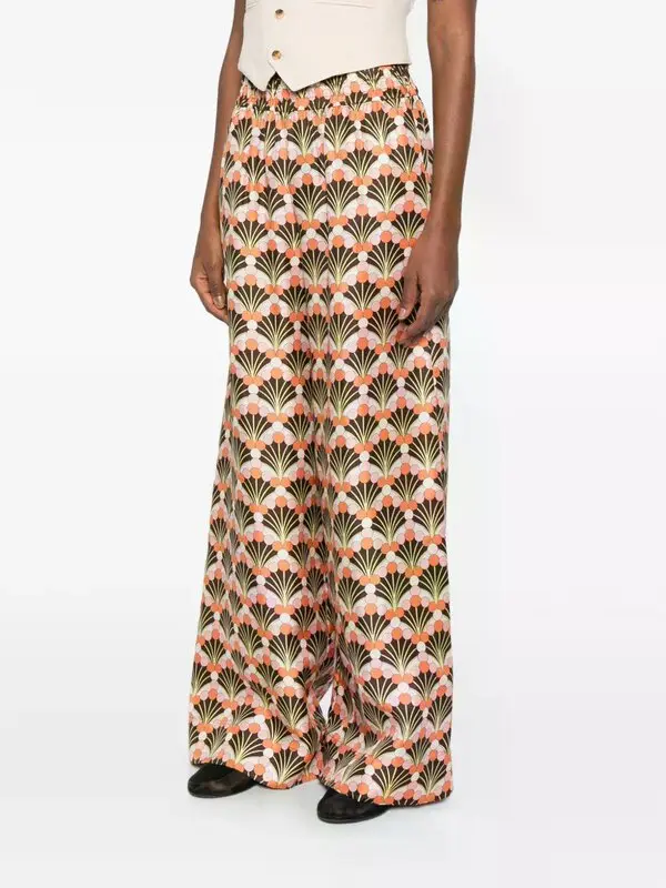La DoubleJ Floral Print Trousers