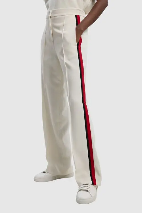 Karen Millen Tailored Straight Leg Trousers - Ivory