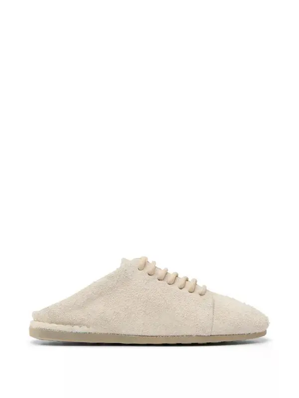 Marsèll Lace-up Flat Mules - Neutrals