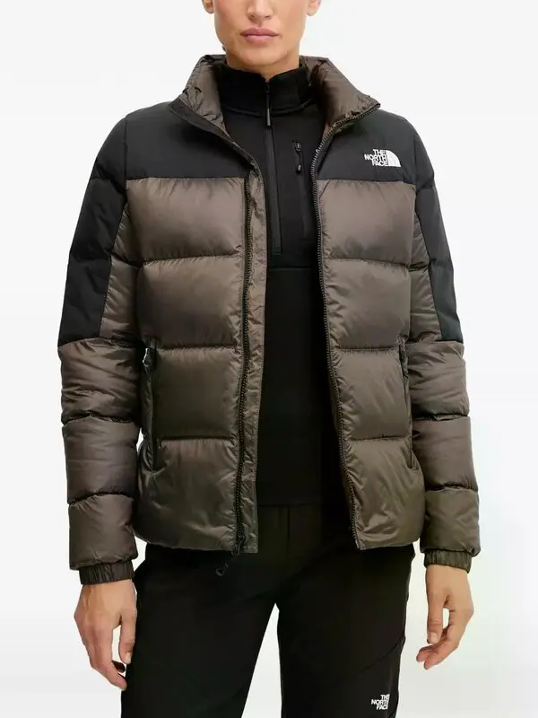 The North Face Diablo Down 2.0 Panelled Puffer Jacket - Brown