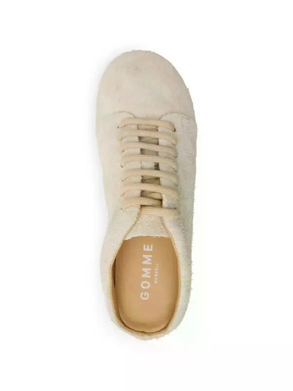 Marsèll Lace-up Flat Mules - Neutrals