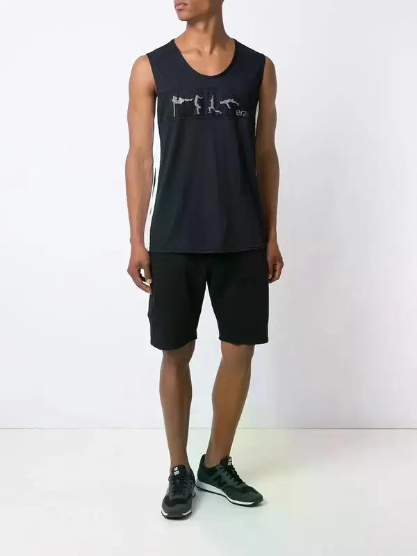AMIR SLAMA Print Sleeveless Tank Top