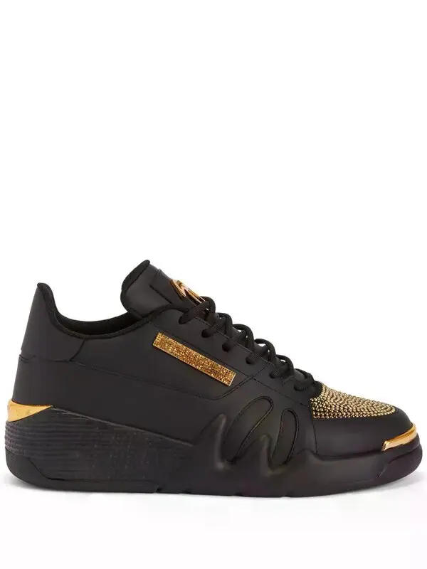 GIUSEPPE ZANOTTI Talon Lace-up Sneakers - Black
