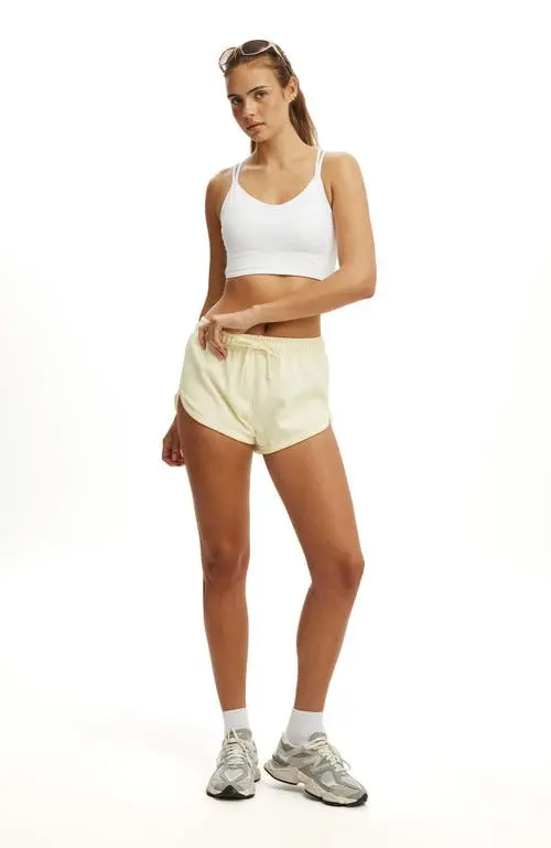 BODY Active Summer Fleece Volley Short - Lemon Icing