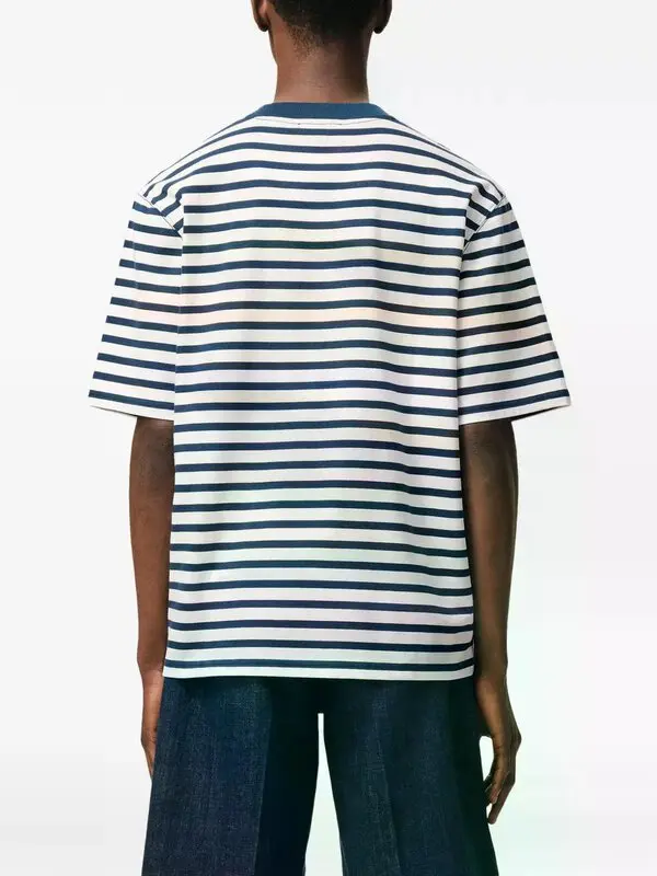 Ami Marinière Horizontal-stripe T-shirt - Blue