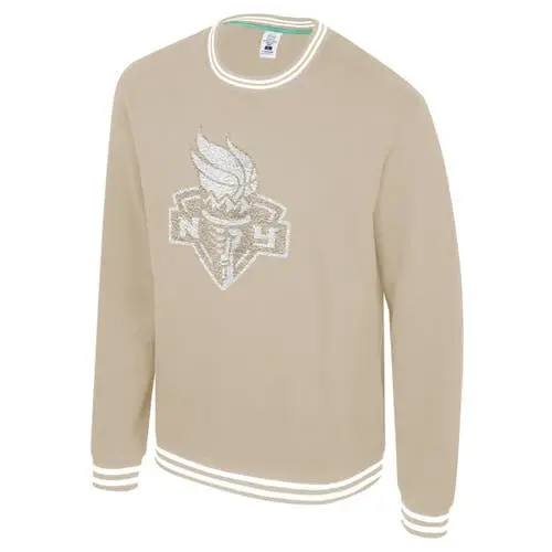 STADIUM ESSENTIALS New York Liberty Club Level Chenille Pullover Sweatshirt