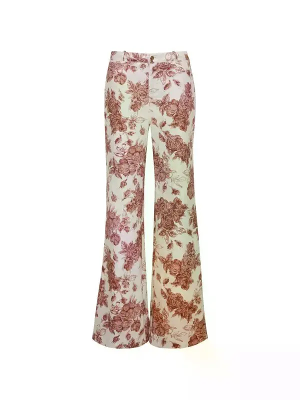 Cara Cara Annie Floral-pattern Trousers