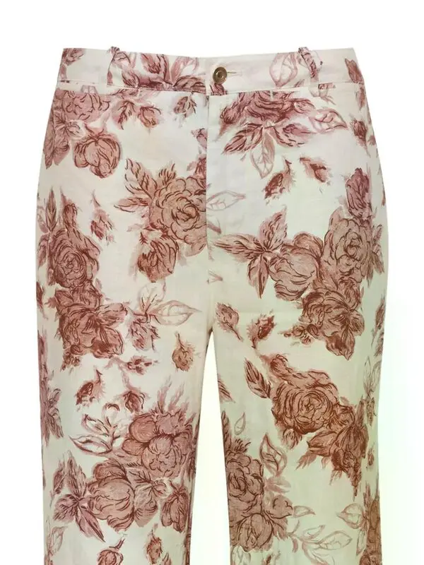 Cara Cara Annie Floral-pattern Trousers