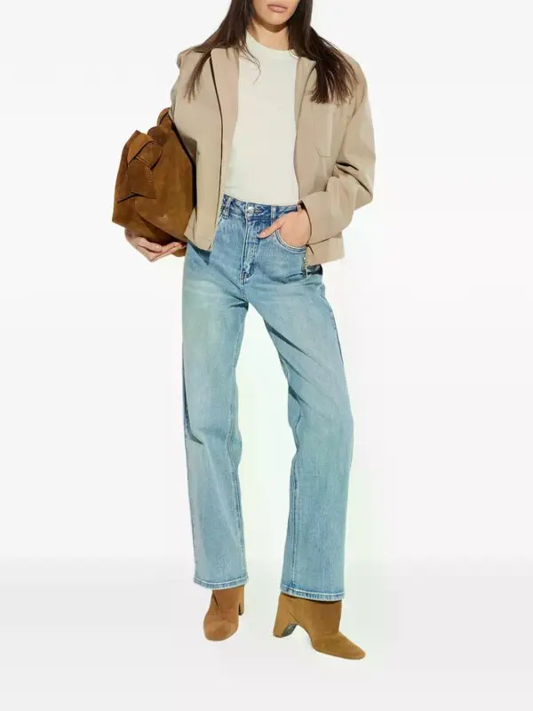 Fabiana Filippi Tulle-trimmed Knit T-shirt - Neutrals
