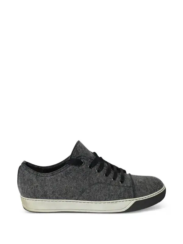 LANVIN Felt Lace-up Sneakers