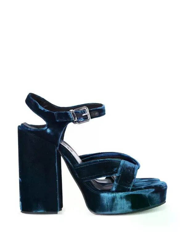 JIL SANDER Velvet Sandals