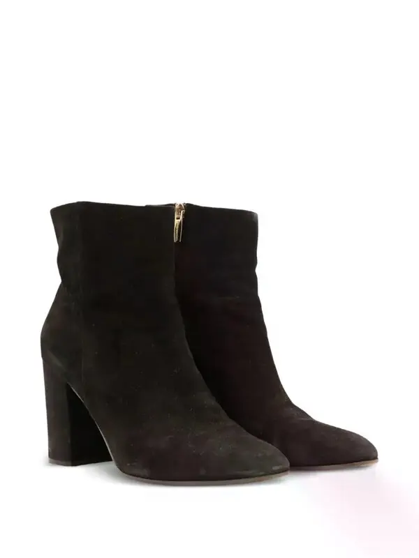 GIANVITO ROSSI Round-toe Suede Ankle Booties