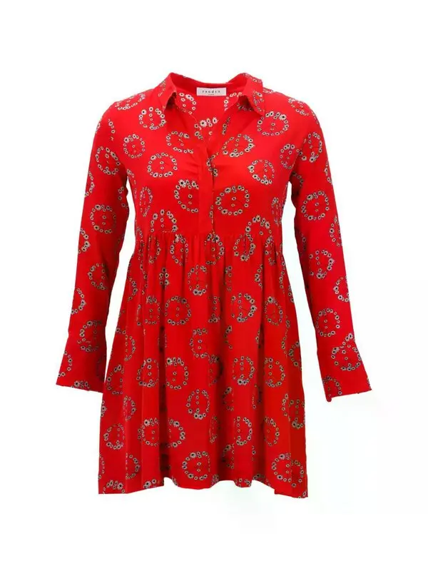 Sandro Floral Mini Dress - Red