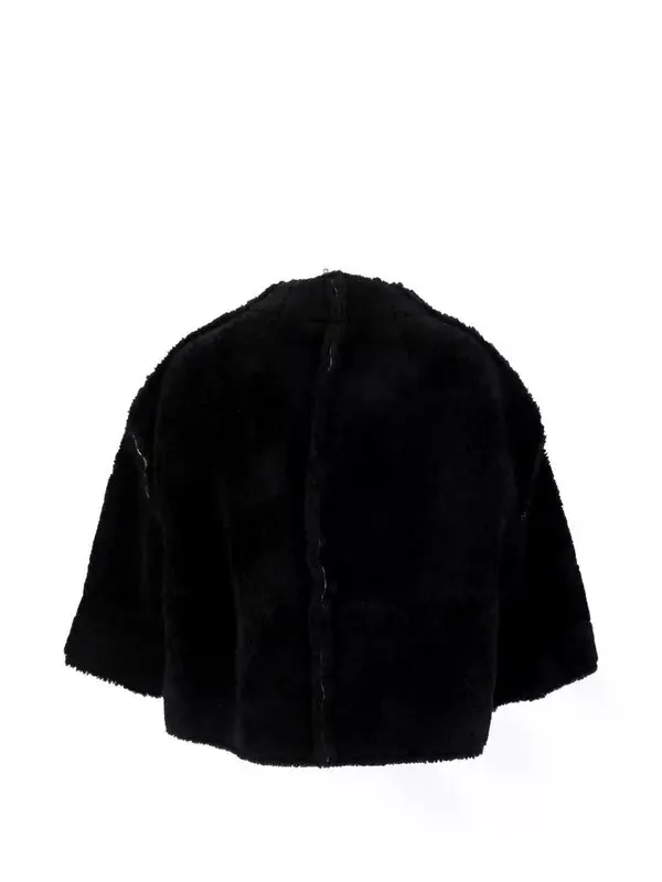 Rick Owens Shearling Cropped Jacket
