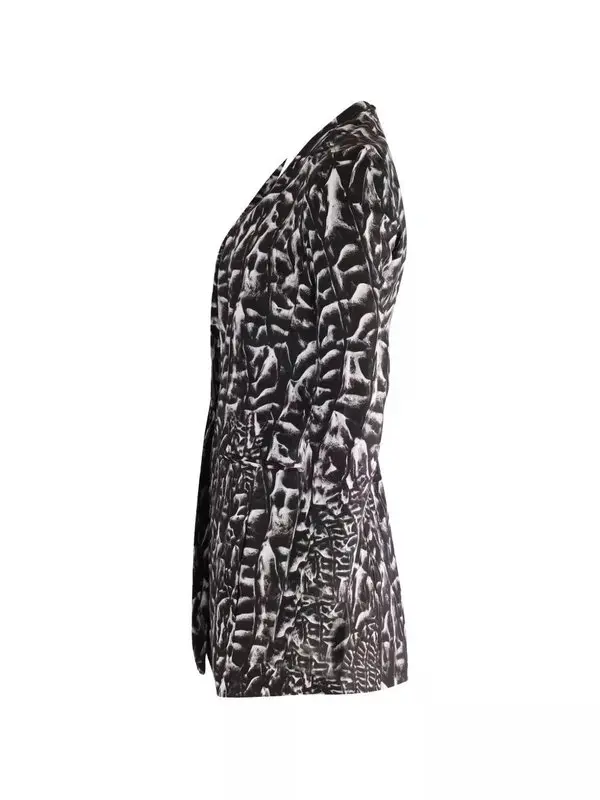 Helmut Lang Printed Linen Blazer