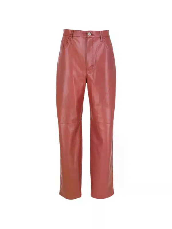 Nanushka Straight-leg Trousers - Brown