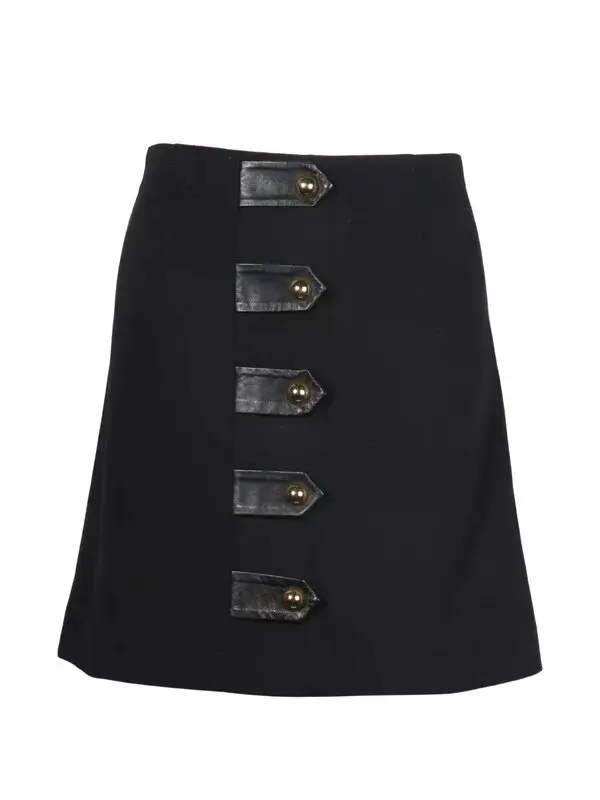 Sandro Button Mini Skirt