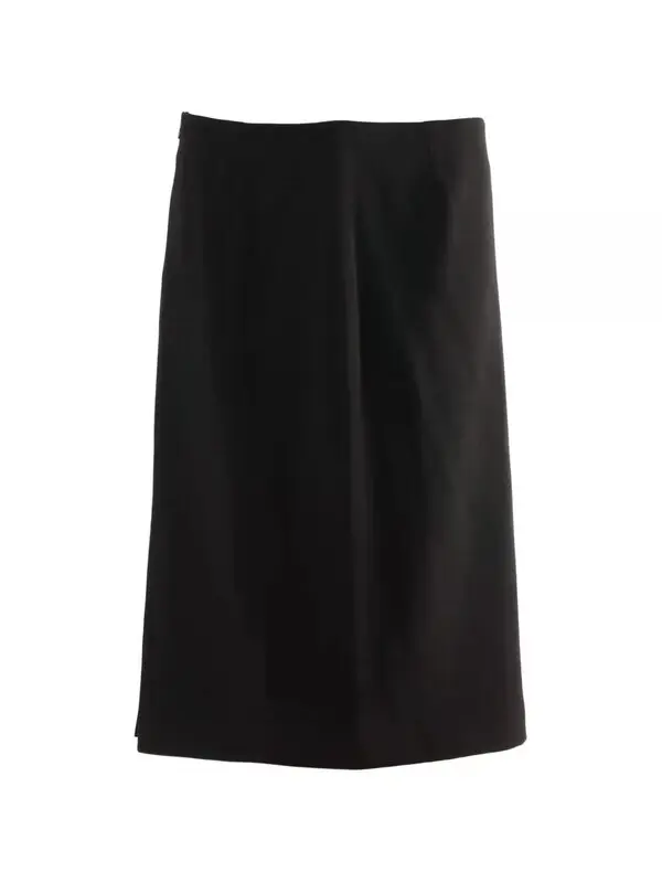 Max Mara Straight Midi Skirt - Black