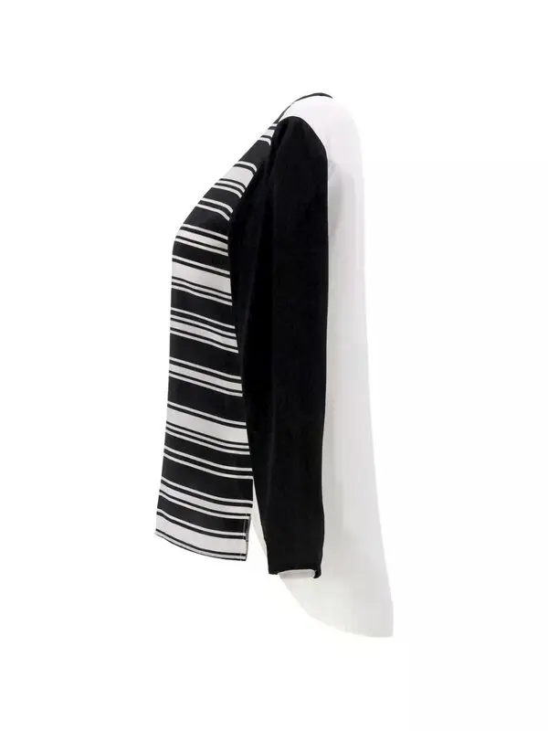 Sandro Striped Silk Blouse