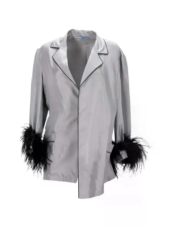 Prada Feather-cuff Jacket