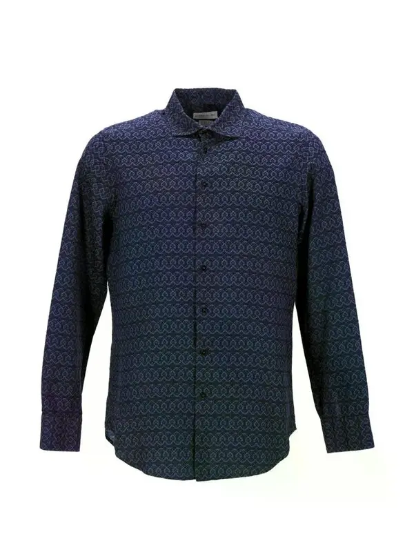 Etro Logo-print Shirt - Blue