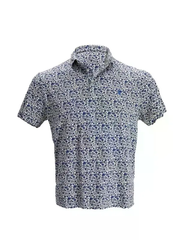 Polo Ralph Lauren Floral-print Cotton Polo Shirt - White