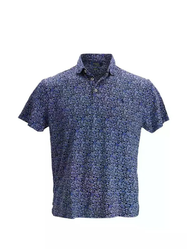 Polo Ralph Lauren Floral-print Polo Shirt - Blue