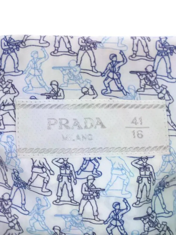 Prada Printed Cotton Shirt