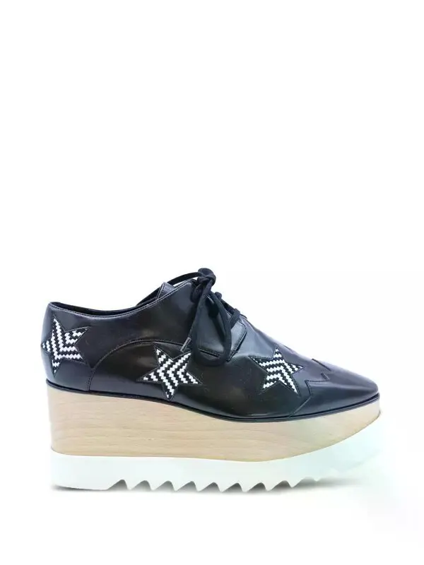 Stella McCartney Star-embellished Derby Shoes - Black