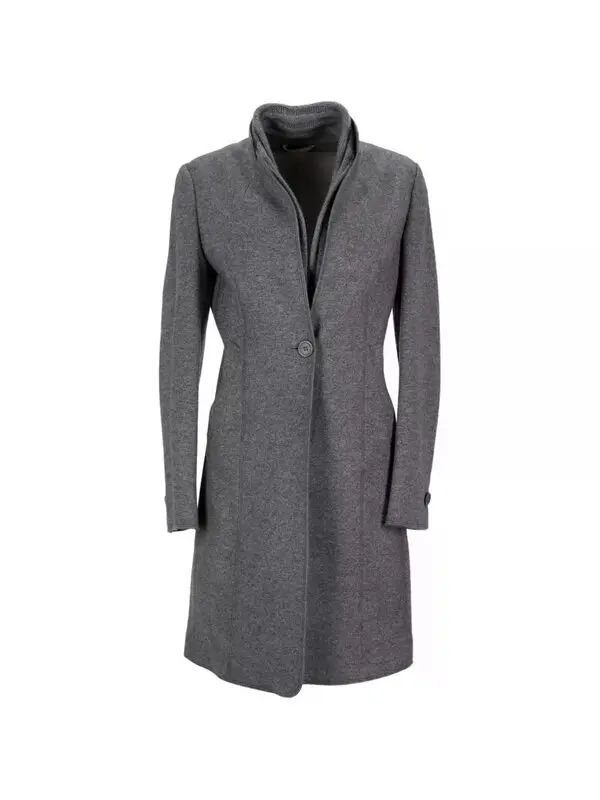 Brunello Cucinelli Single-breasted Coat - Grey