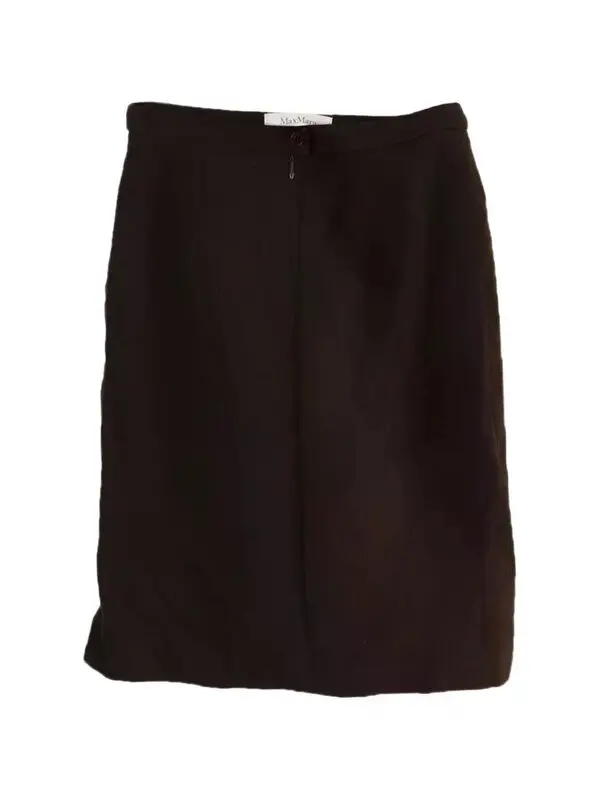Max Mara Pencil Midi Skirt - Black