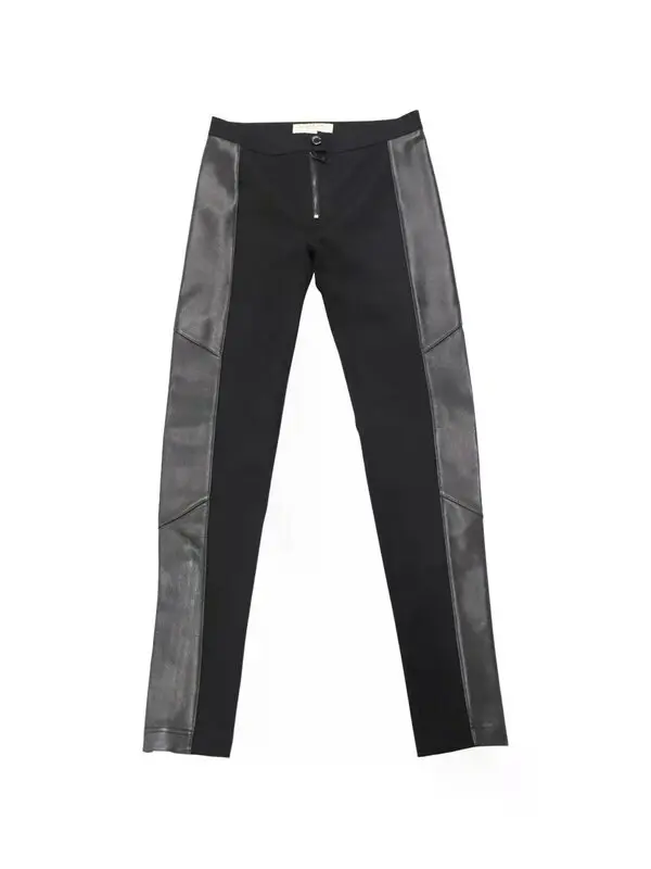 Burberry Leather-panel Leggings