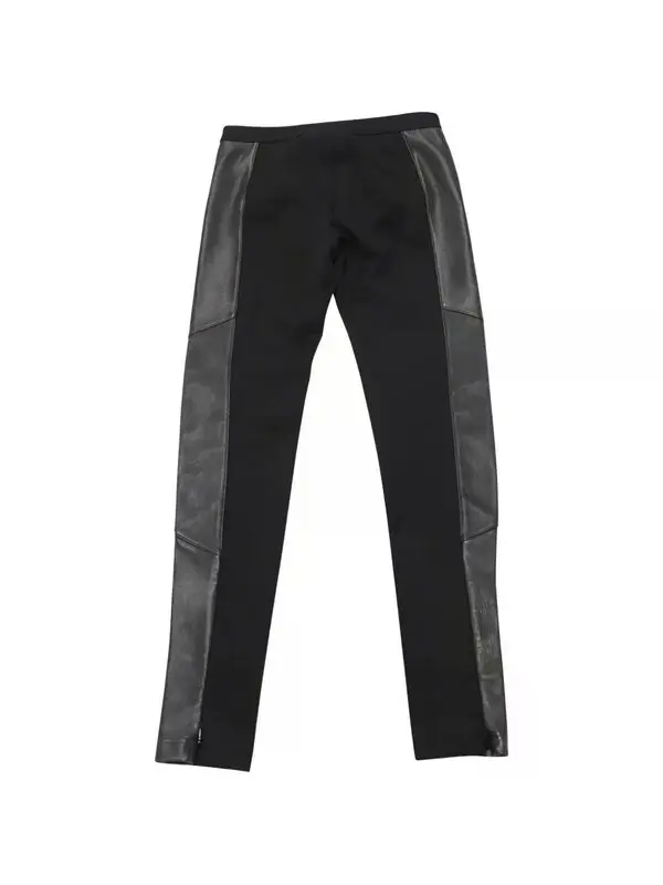 Burberry Leather-panel Leggings