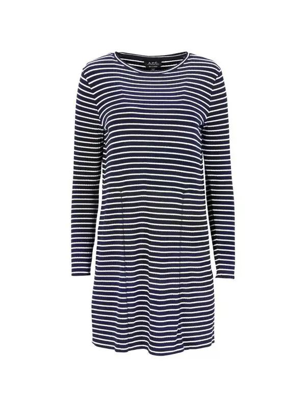 A.p.c. Striped Mini Dress