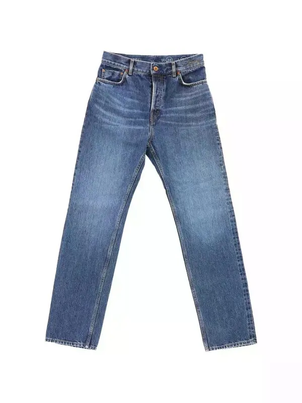 Chloé Straight-leg Cotton Jeans - Blue