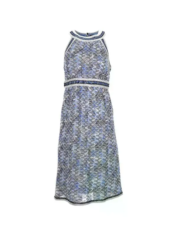 Missoni Halter-neck Midi Dress - Blue